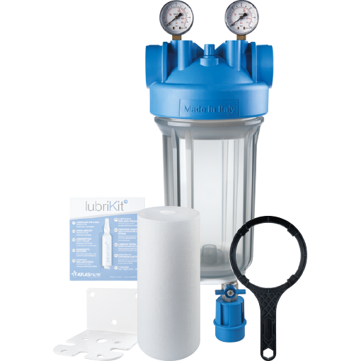 Atlas Filtri - Whole House Sediment Solution, 2 Gauges, Drain Kit